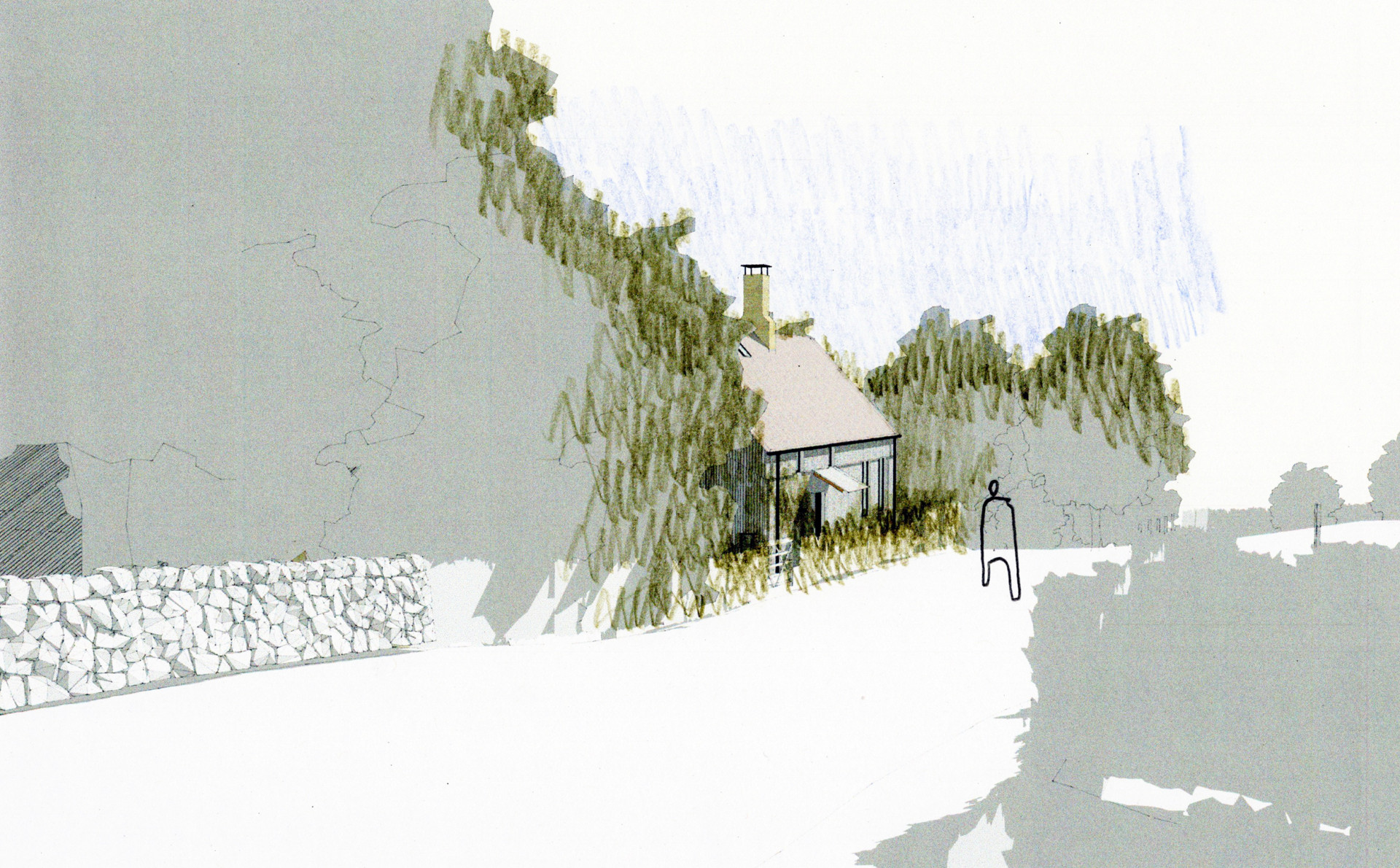 Martin Edwards architects — House in Mid Wales, 2020-current